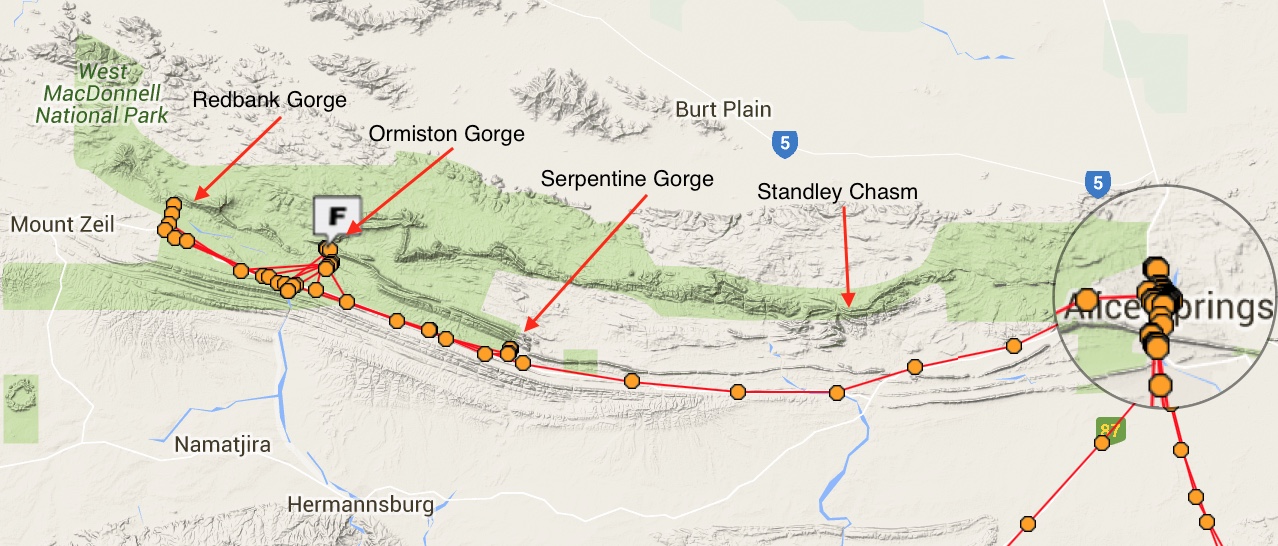 West MacDonnell Ranges National Park | The Hunters Lap of Australia